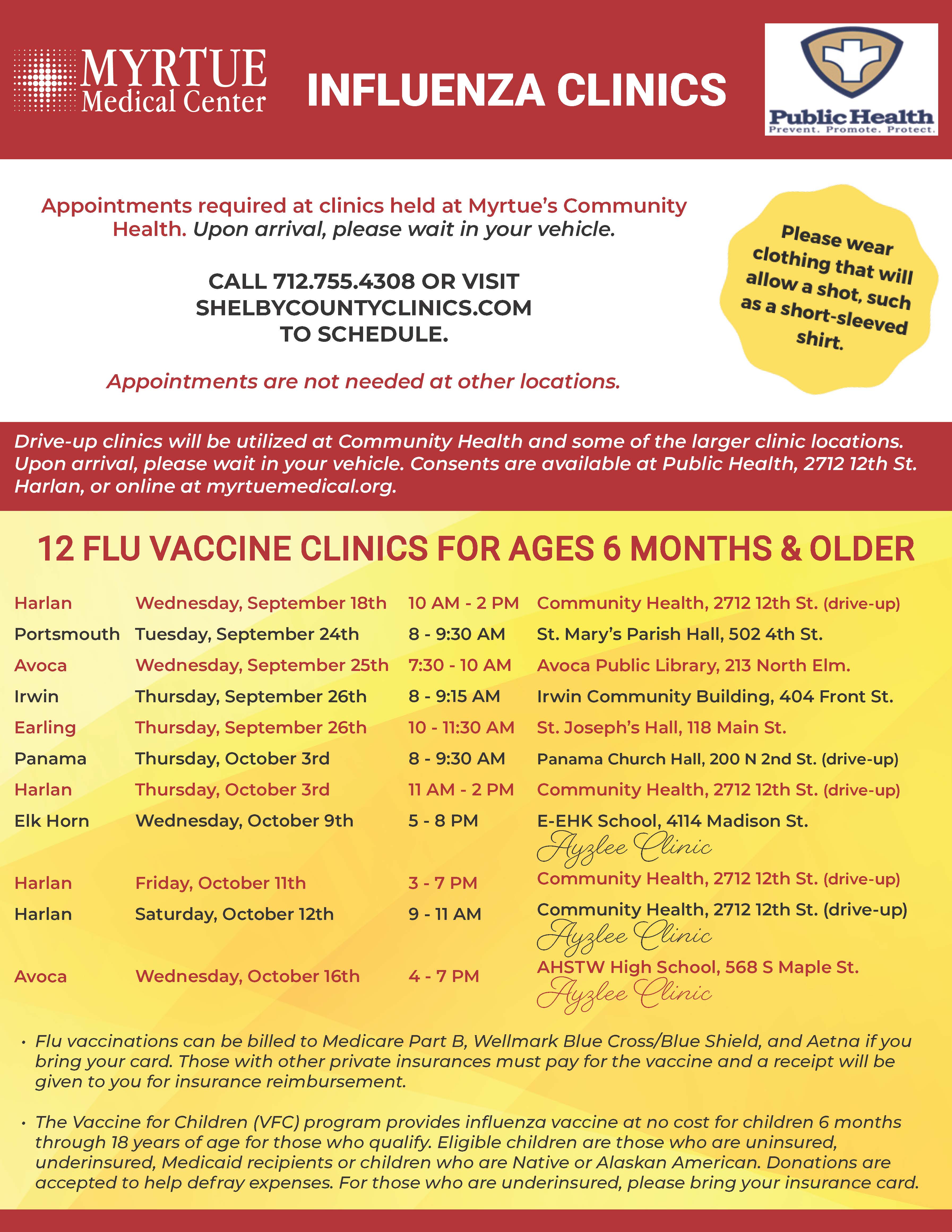 Public Health | Myrtue Medical Center