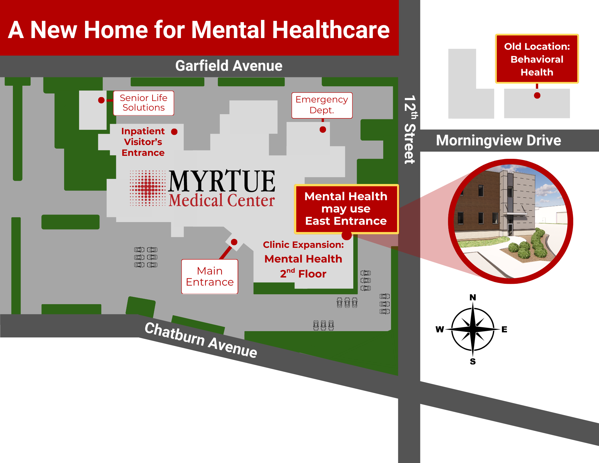 Myrtue Behavioral Health to Move to Expanded Clinic